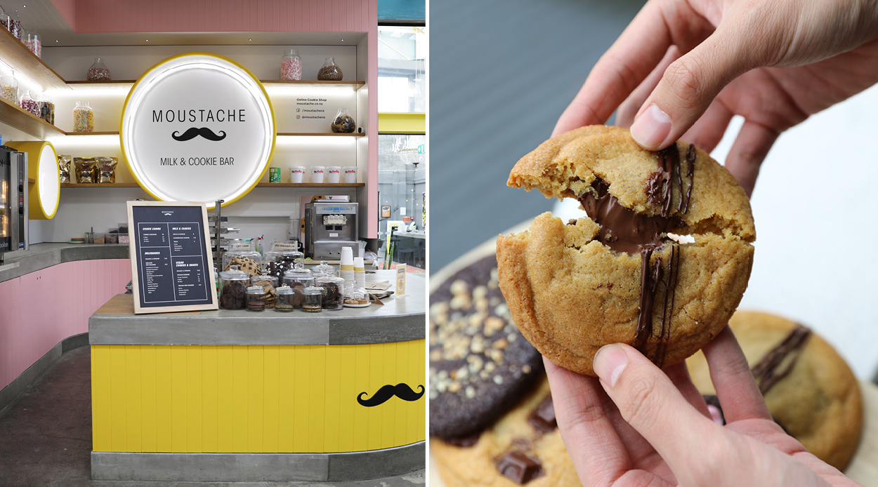 Moustache Milk & Cookie Bar has a brand new home in Orakei Bay Village