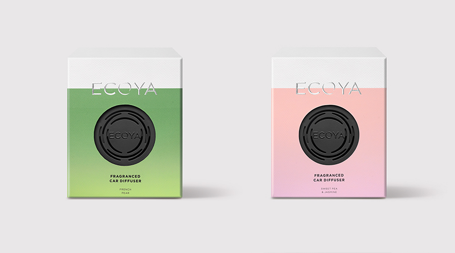 Ecoya is making a case for the sophisticated car freshener with its sleek new release