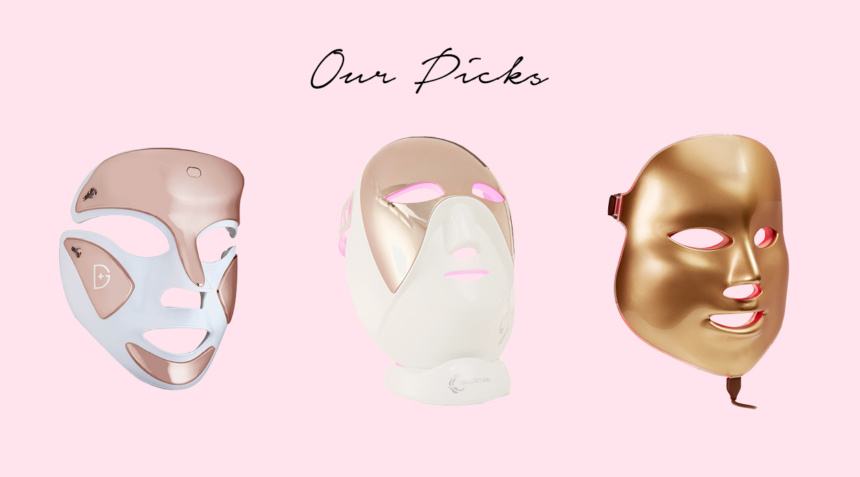 Cover up with a LED face mask for sci-fi skincare that treats acne