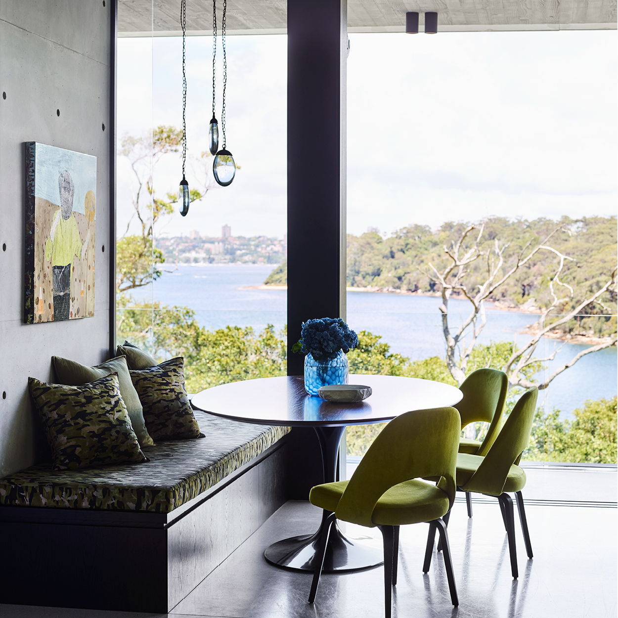 Explore a waterfront mansion with grand designs on intimate living
