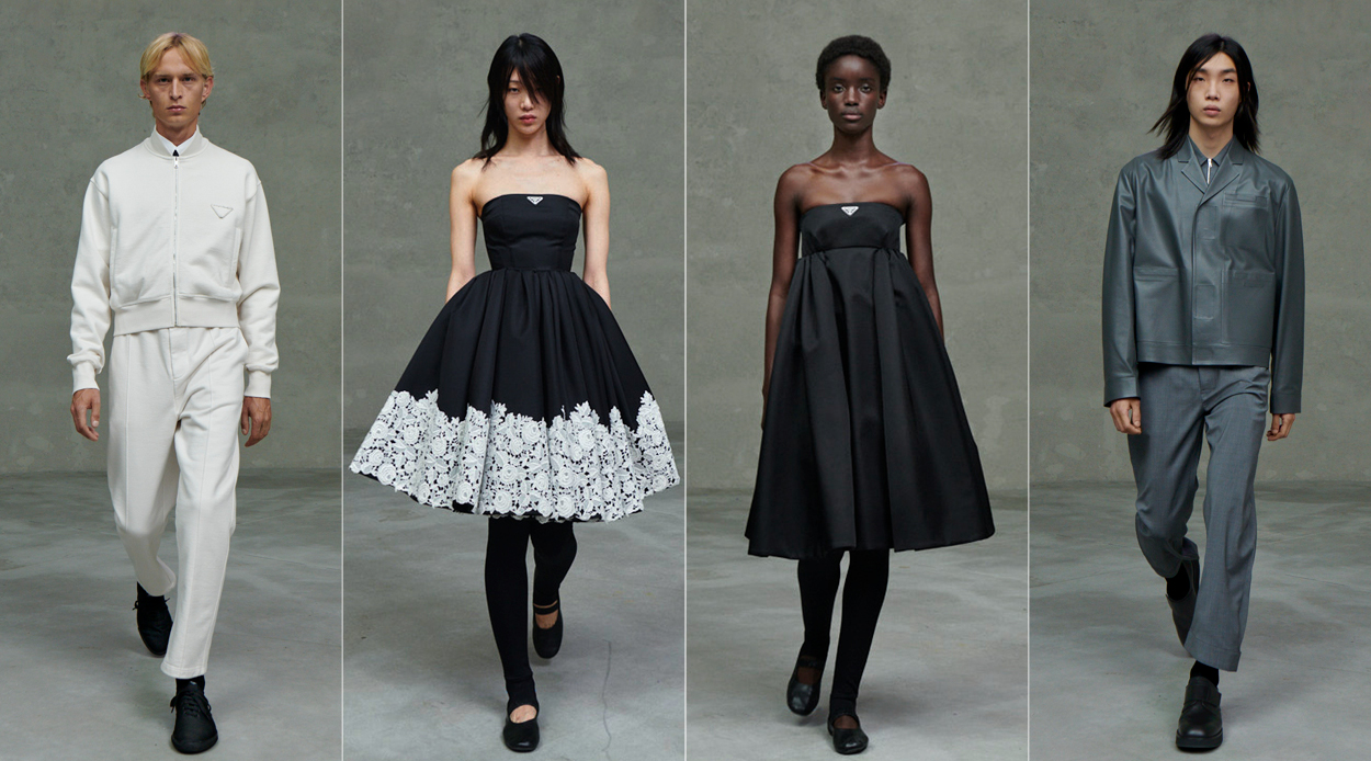 Prada's latest collection channels soothing simplicity for complicated ...