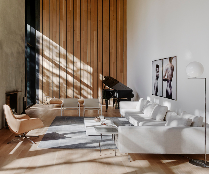 This light-filled home champions eco-conscious design, existing in ...