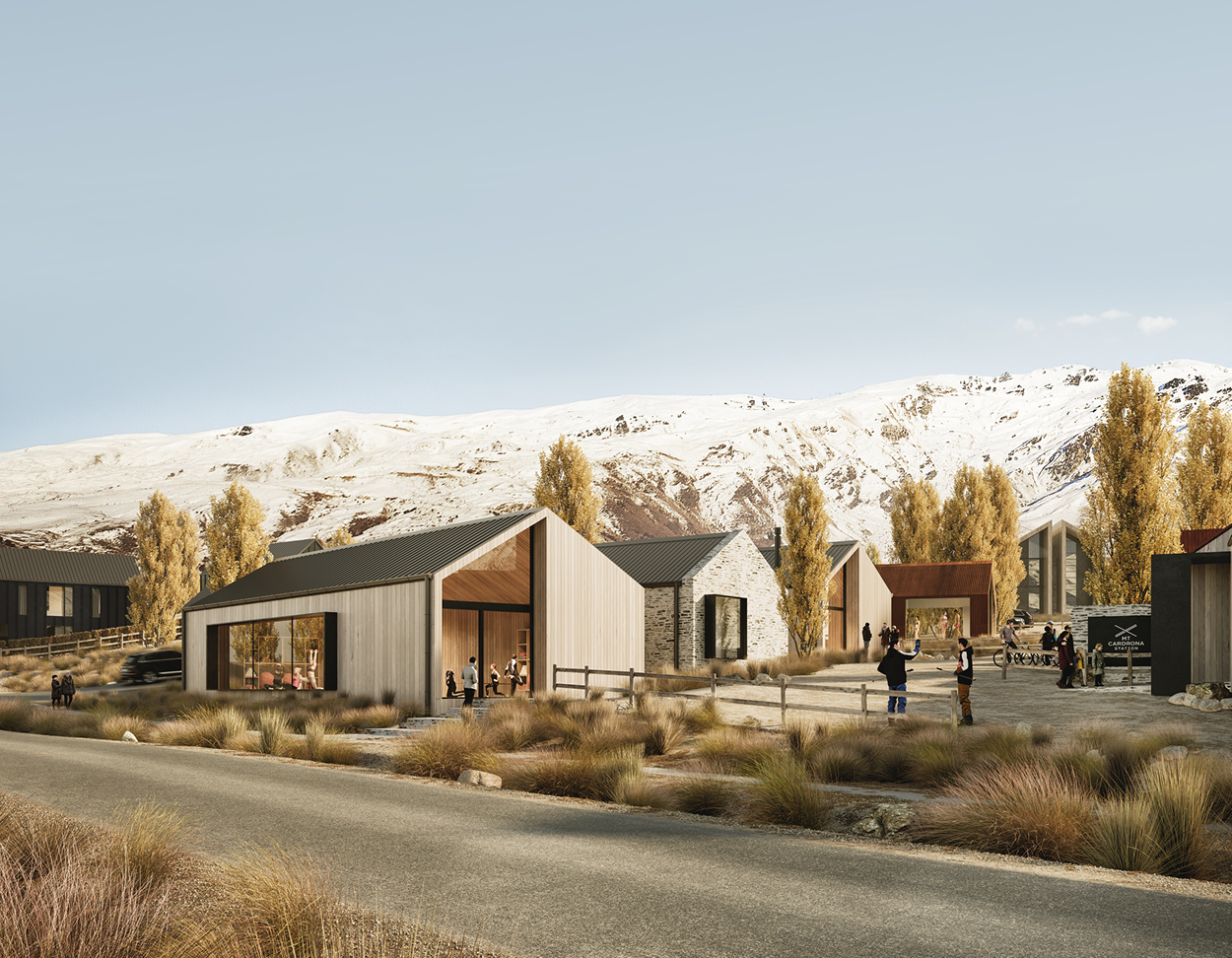 Mt Cardrona Station alpine village development is the first of its kind ...