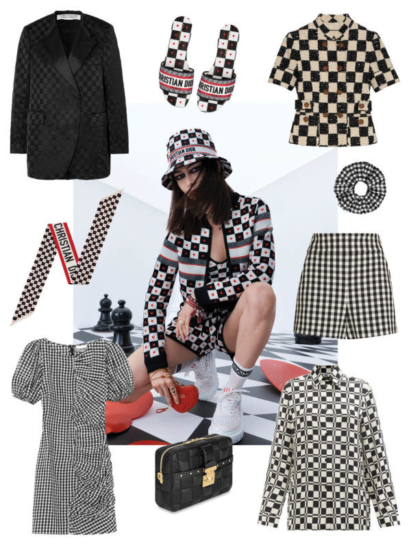 Why black and white checks are a winning pattern to wear next