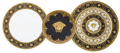 Create a magical holiday meal with Versace's entrancing table settings ...