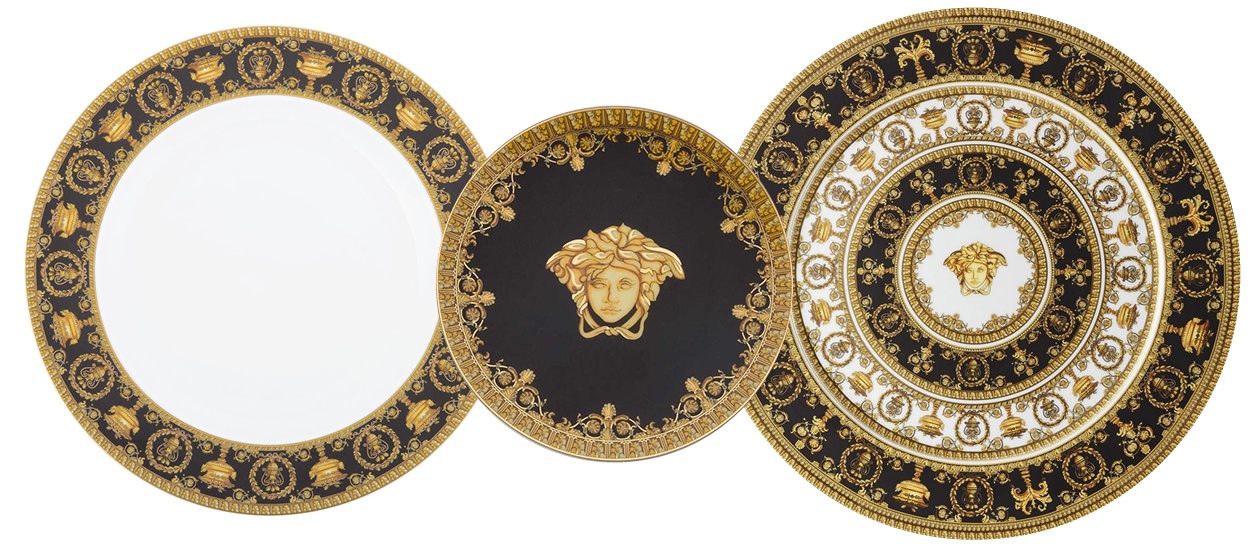 Create a magical holiday meal with Versace's entrancing table settings ...