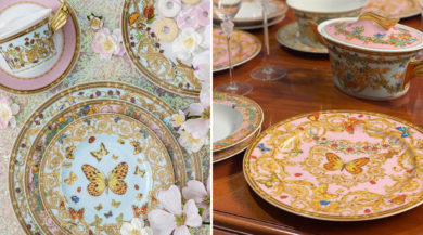 Create a magical holiday meal with Versace's entrancing table settings ...