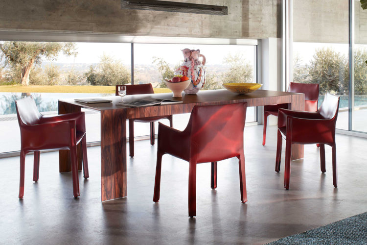 The Cassina Cab Chair is the seat every dining table needs
