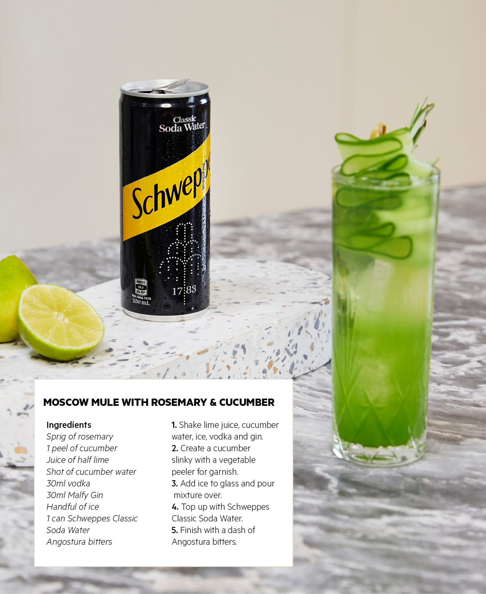 Chef Hercules Noble's three go-to summer cocktail recipes