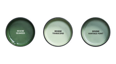 Modern monochrome: Resene's green shades are taking over