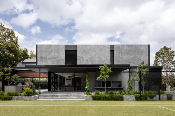Inside a new family home in Melbourne with a hidden basement