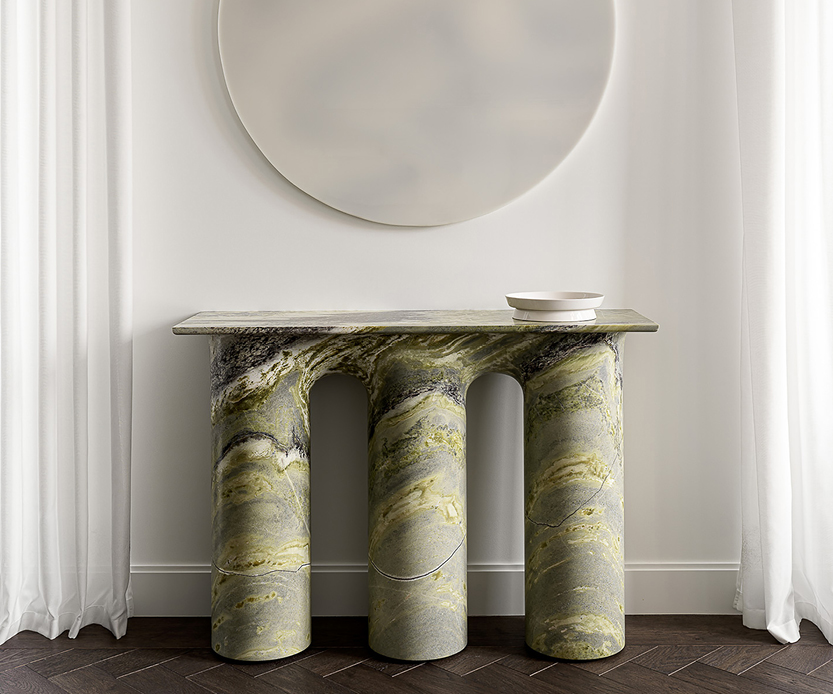 Add an artful touch to interiors with this edit of sleek console tables