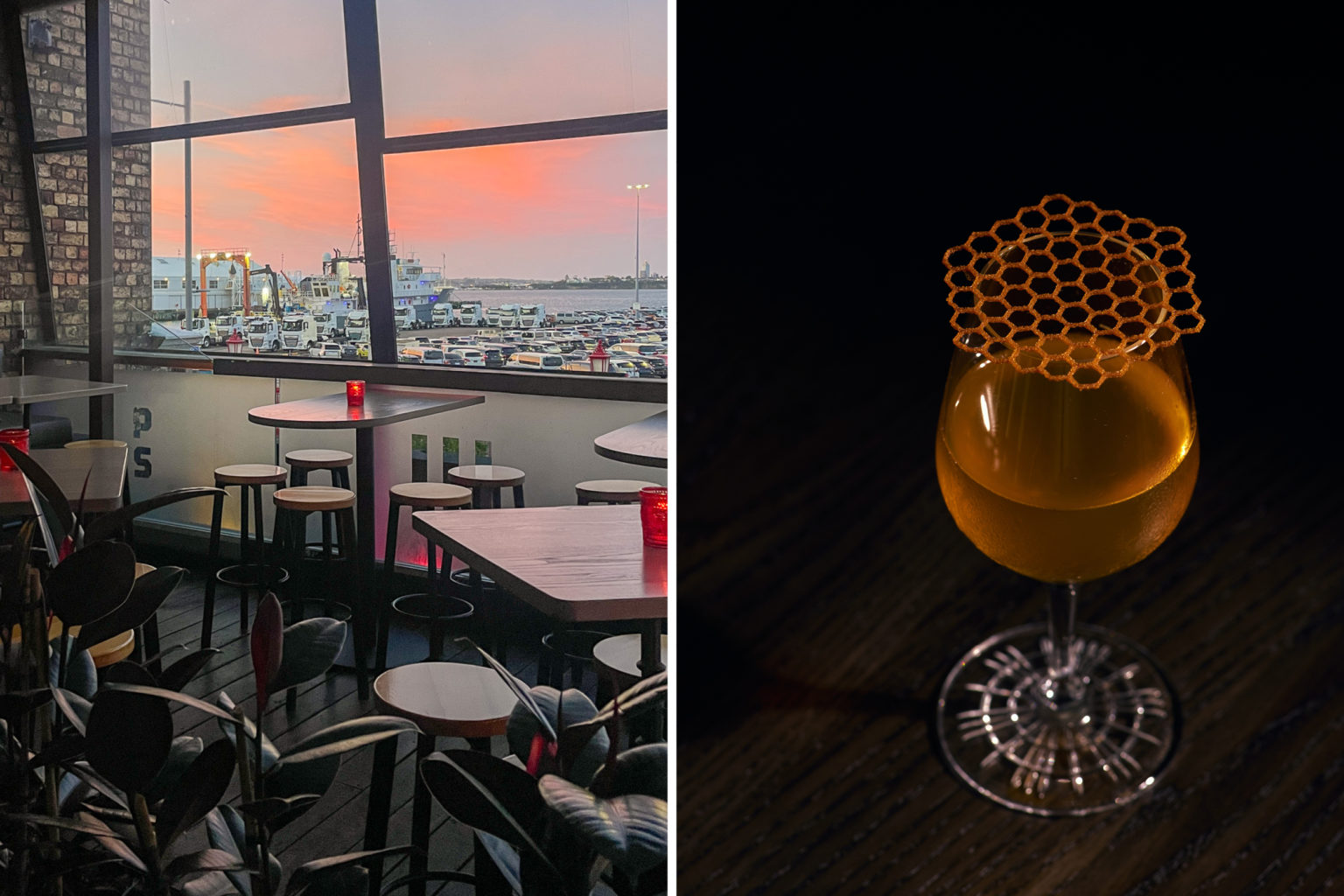 Cocktails and harbour views collide at Portside