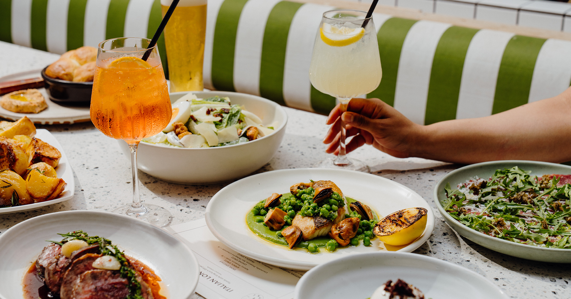 Non Solo Pizza's Long Lunch Feast