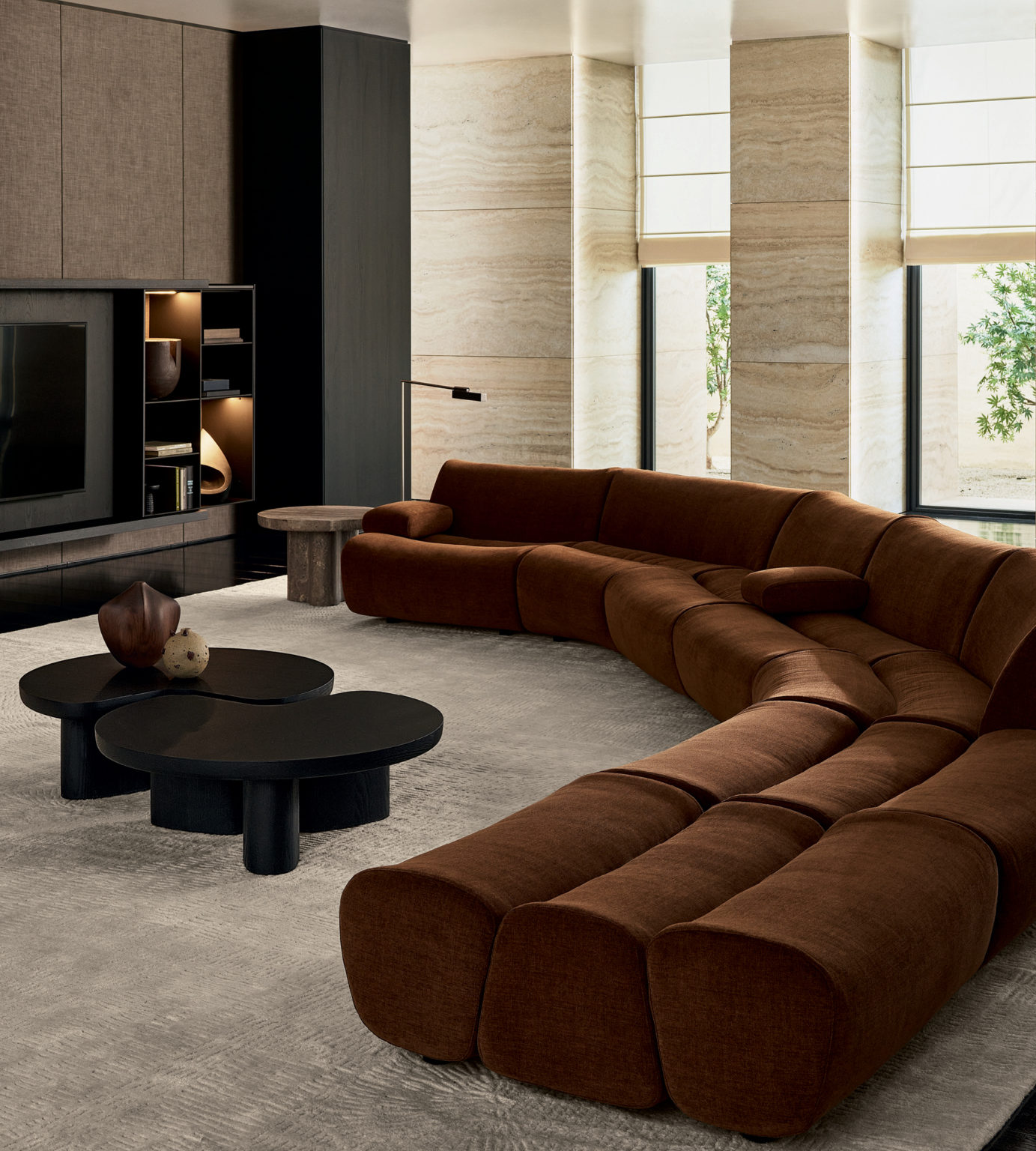 Poliform's Ernest sofa is a cosy and contoured masterpiece